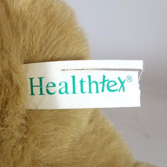 healthtex | Toys | Healthtex Vintage Brown Teddy Bear Sea Green Bow ...